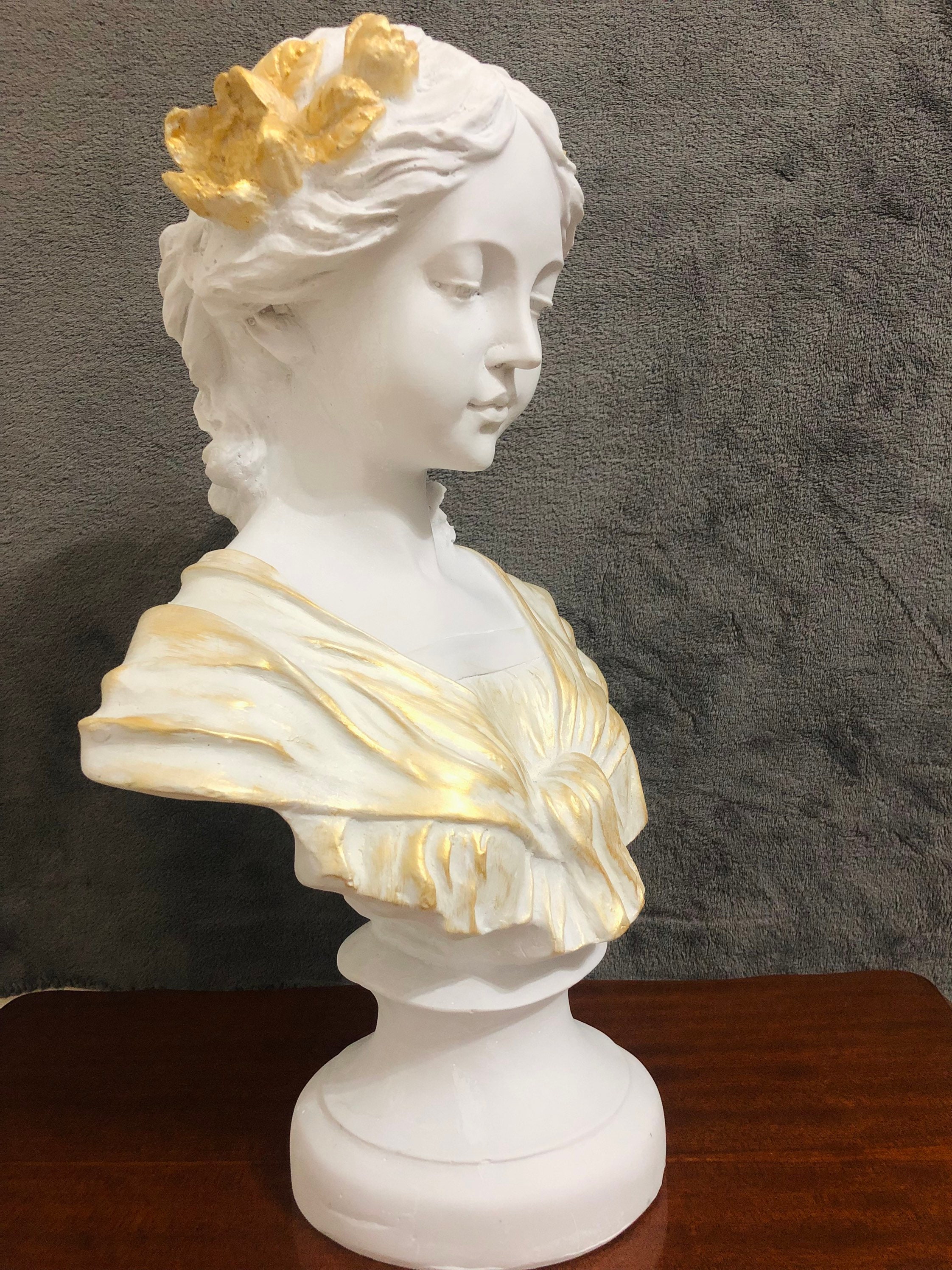 Ophelia Statue, Ophelia Sculpture, Ophelia Bust Statue, Large Female ...