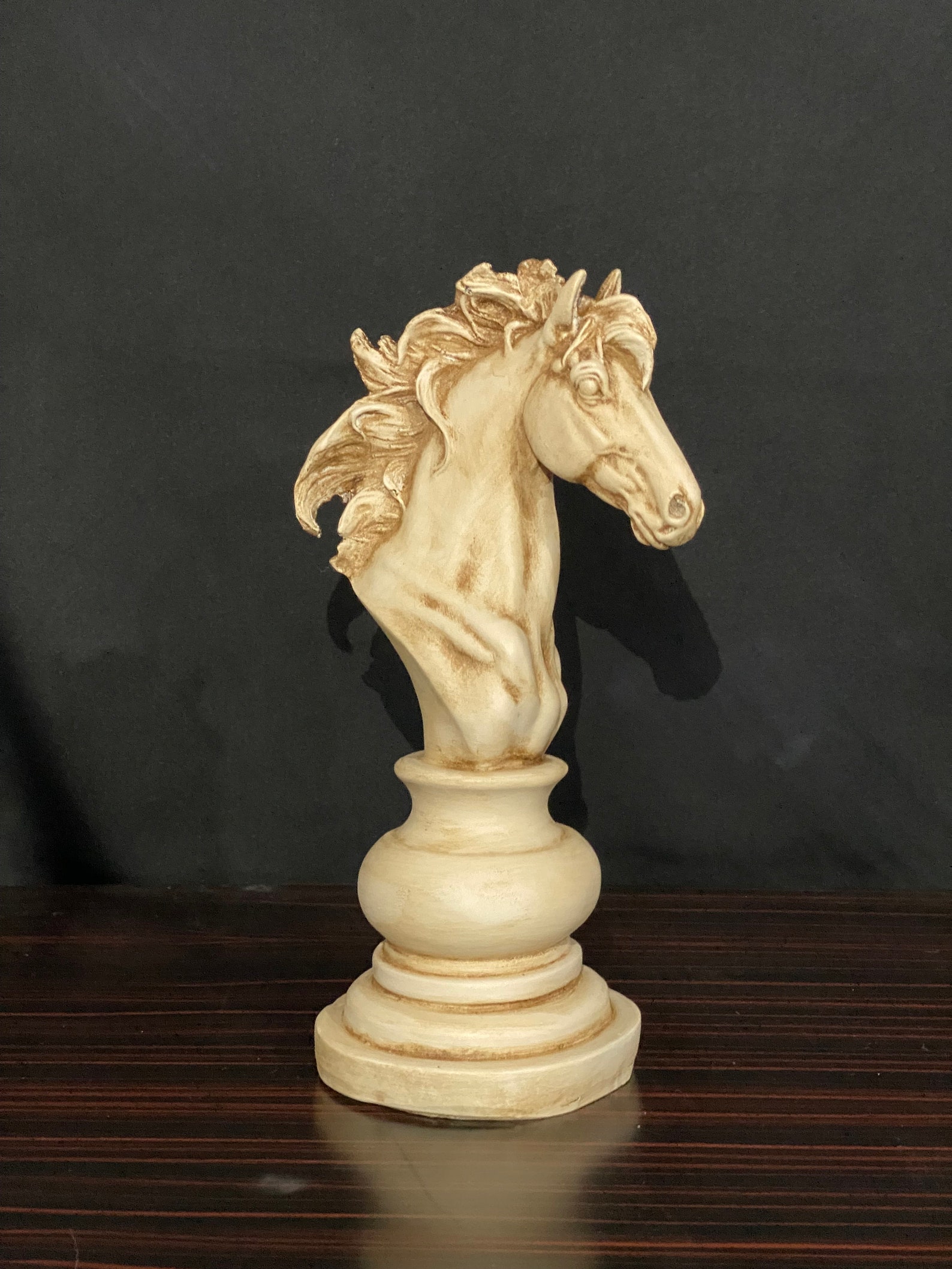 Large Chess Statue, Chess Figurine Decor Statue, Large Chess Set of 3 ...