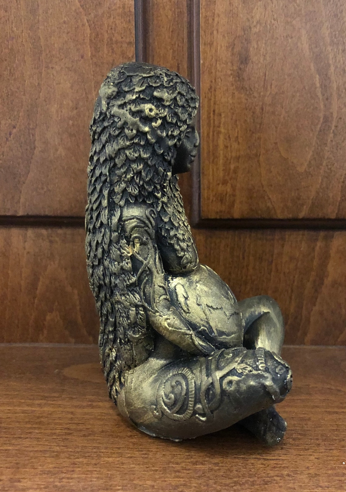 Goddess Gaia Statue Mother Earth Statue Gaia Sculpture Home | Etsy