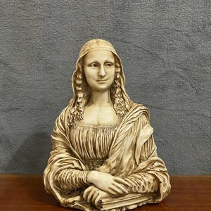 Mona Lisa Statue, Mona Lisa Bust Statue, Mona Lisa Sculpture, Leonarda ...