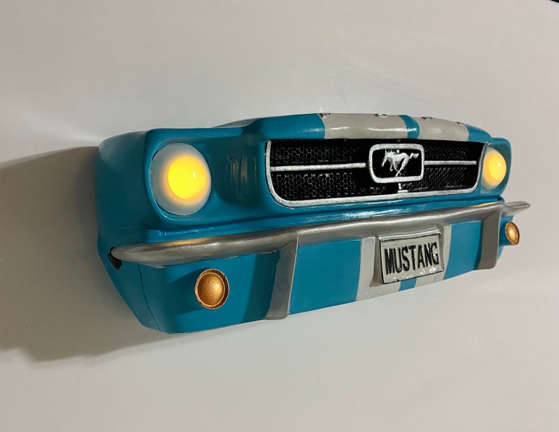 Ford Mustang Wall Decor, Mustang Wall Statue, Antique Decor, Mustang ...