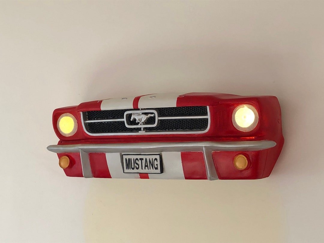 Mustang Wall Statue, Antique Decor, Ford Mustang Wall Sculpture ...