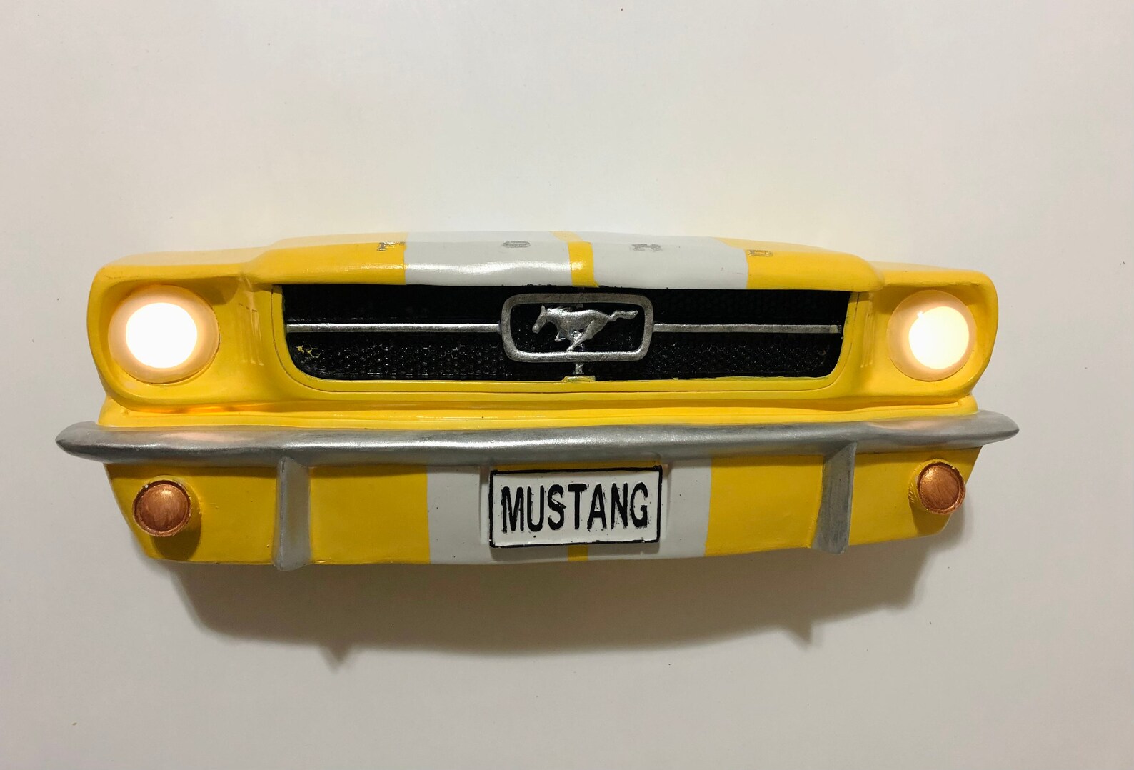 Mustang Wall Decor, Ford Mustang Wall Sculpture, Classic Car Statue ...