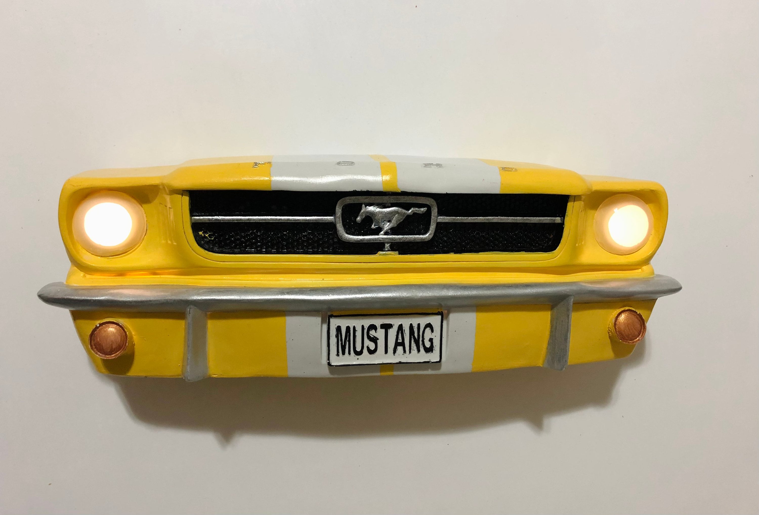 Mustang Wall Decor, Ford Mustang Wall Sculpture, Classic Car Statue ...