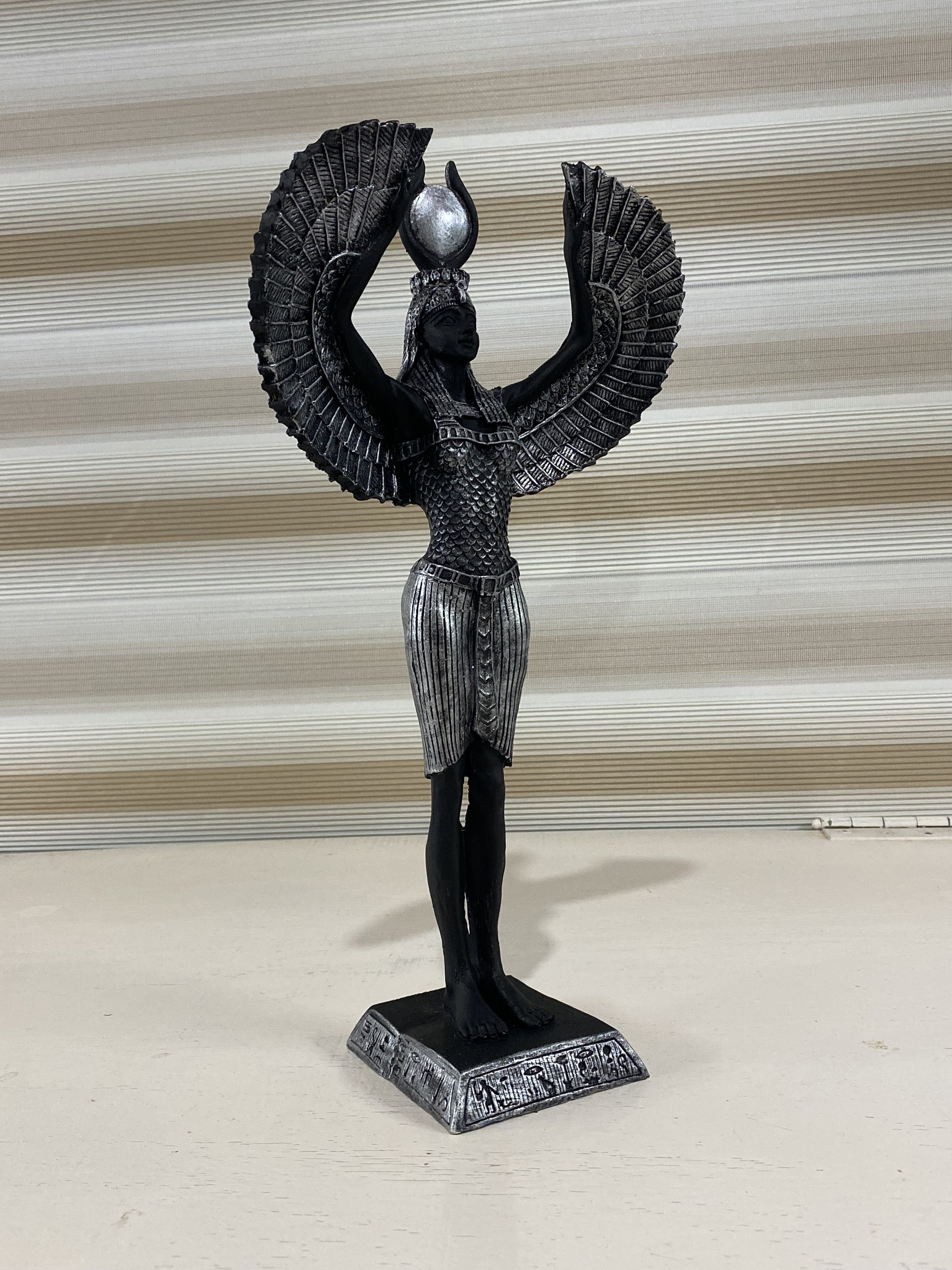 Egyptian Goddess Isis Statue, Isis Open Wings Statue, Isis Sculpture ...