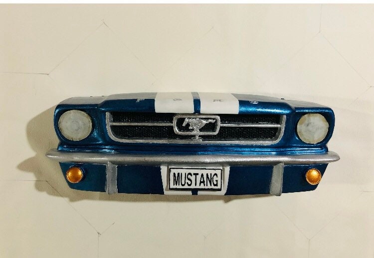 Ford Mustang Wall Decor, Mustang Wall Statue, Antique Decor, Mustang ...
