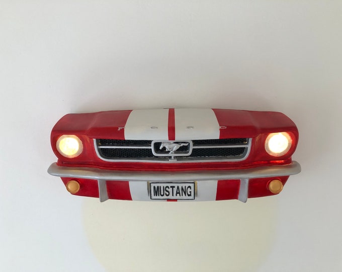 Ford Mustang Wall Sculpture, Mustang Wall Statue, Antique Decor ...