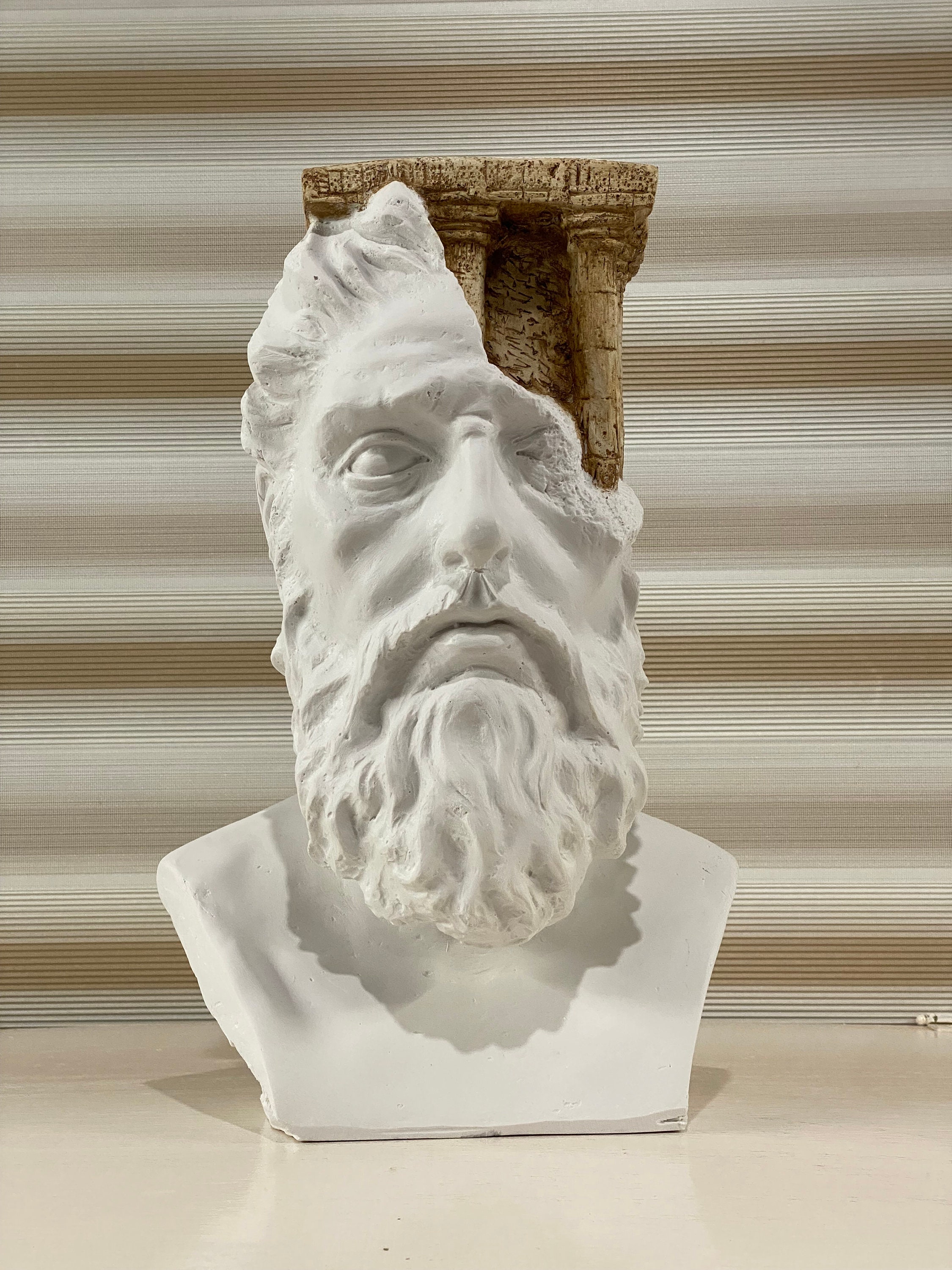 Large Zeus Statue Zeus Sculpture Statue Greek Bust Statue - Etsy