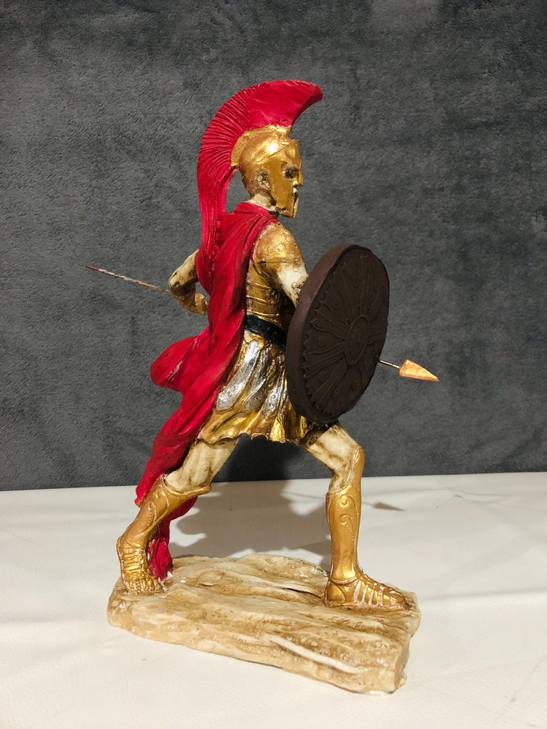 Achilles Sculpture Statue, Hero of the Trojan War Figurine, Large ...