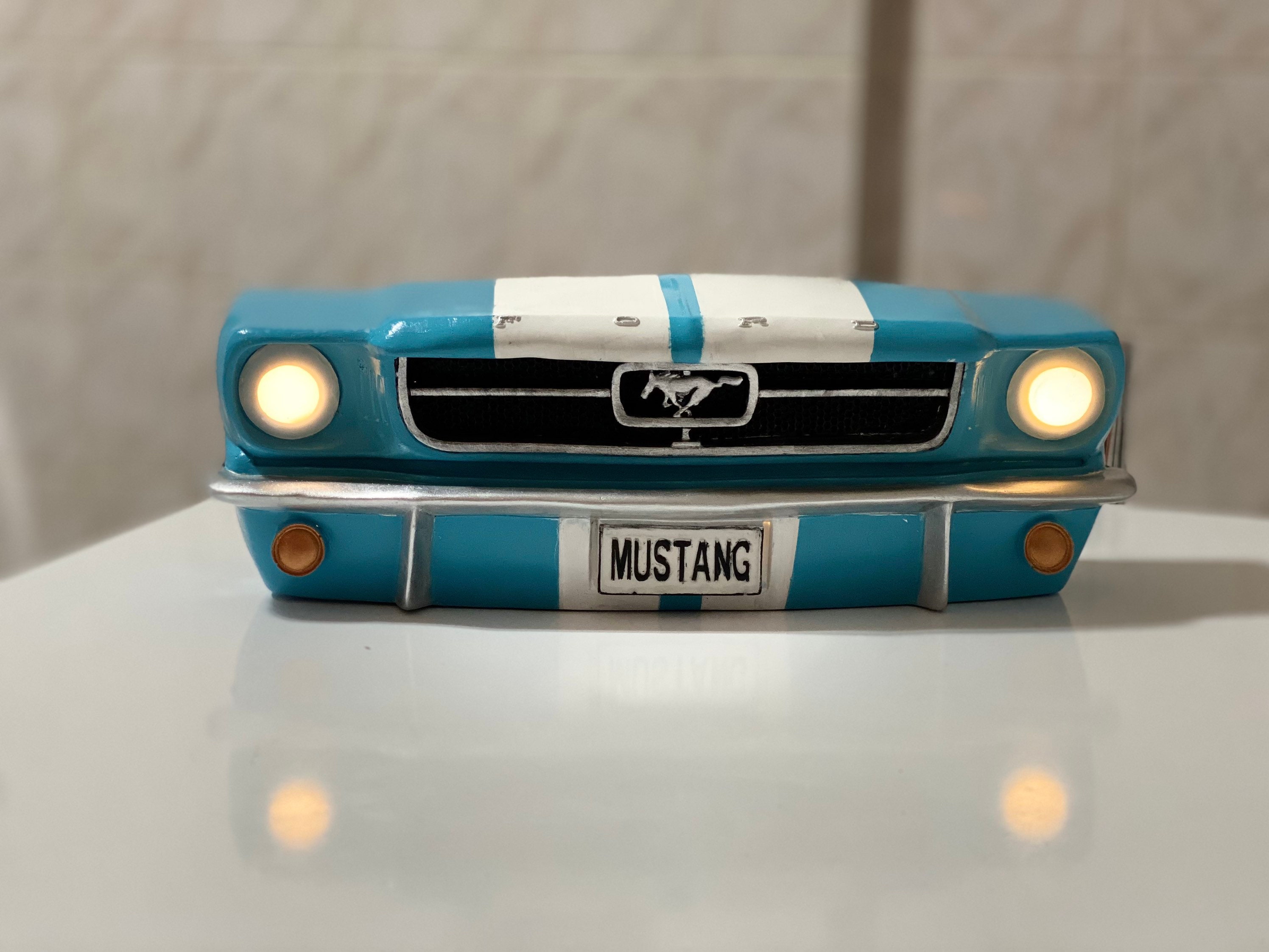 Ford Mustang Wall Decor, Mustang Wall Statue, Antique Decor, Mustang ...