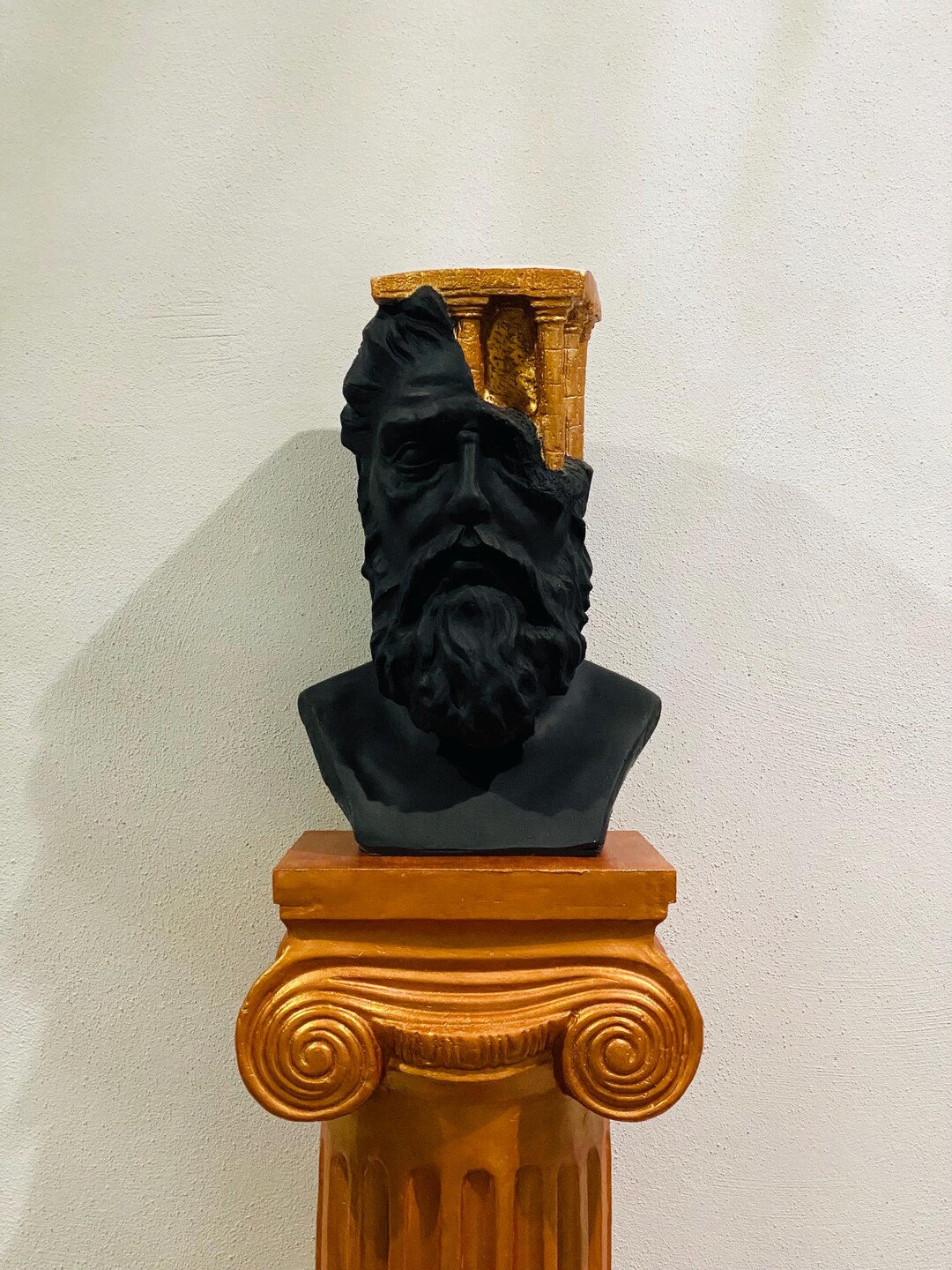 Zeus Sculpture Statue, Large Zeus Statue, Greek Bust Statue, Large Male ...