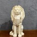 Cubic Lion Statue, Geometric Lion Sculpture, Lion Sculpture, Large ...