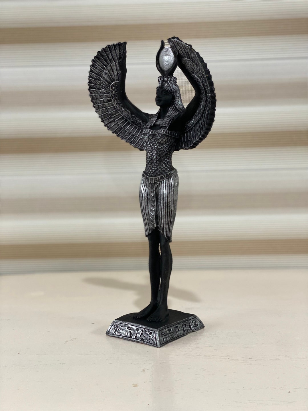 Egyptian Goddess Isis Statue, Isis Open Wings Statue, Isis Sculpture ...