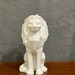 Cubic Lion Statue, Geometric Lion Sculpture, Lion Sculpture, Large ...