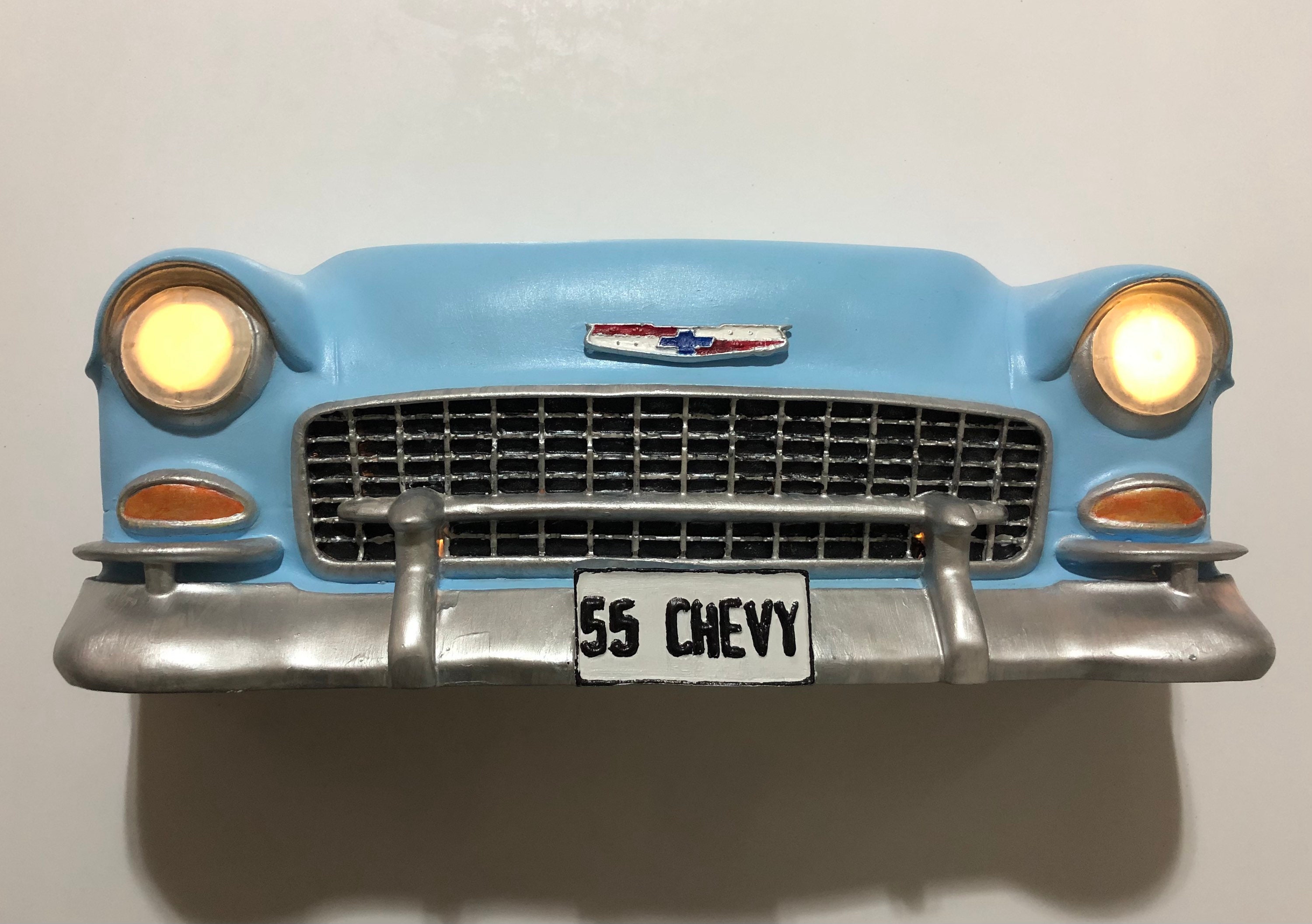 Chevrolet Front Side Wall Sculpture, Chevrolet Wall Statue, Antique ...