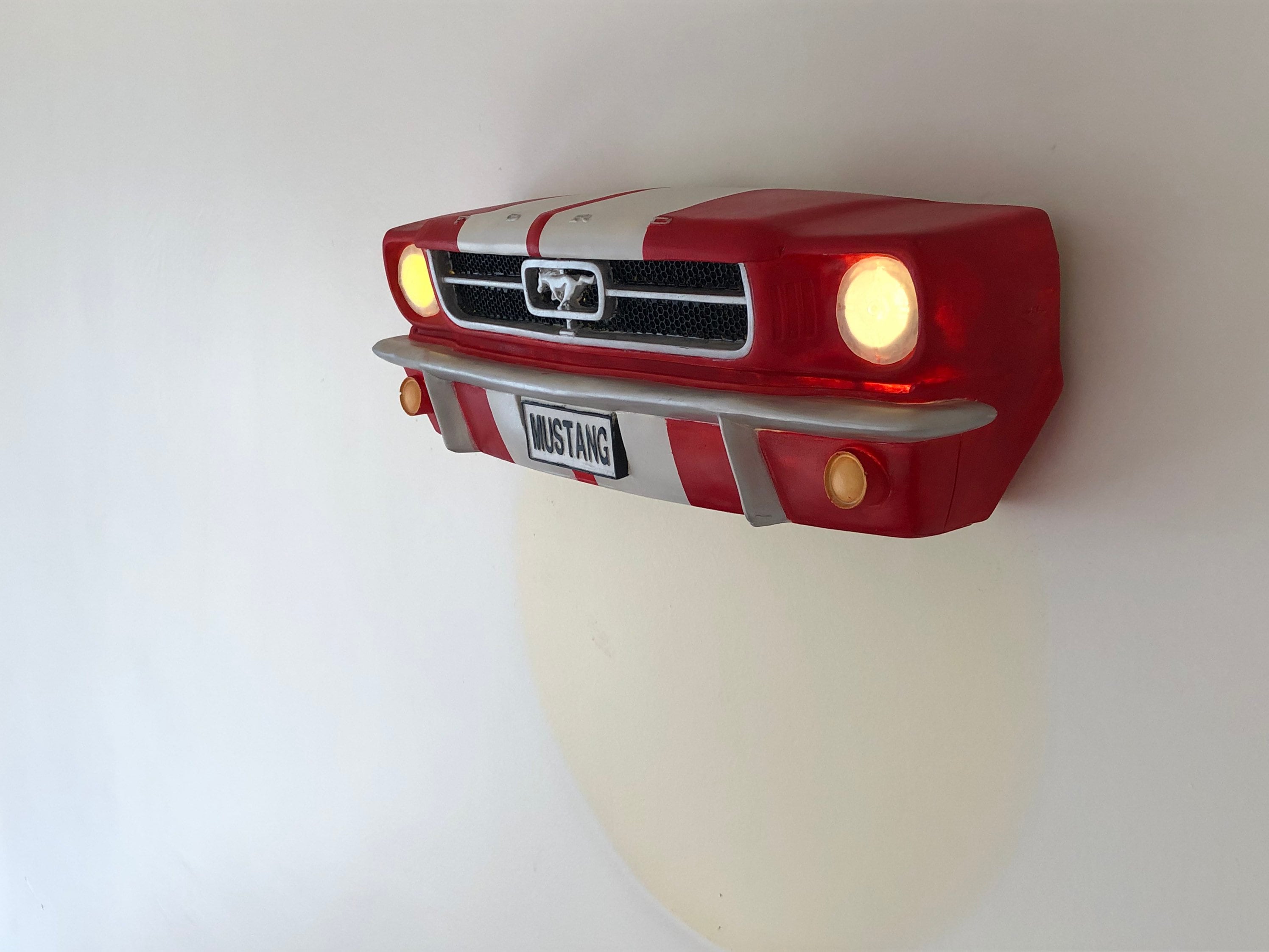 Mustang Wall Statue, Antique Decor, Ford Mustang Wall Sculpture ...