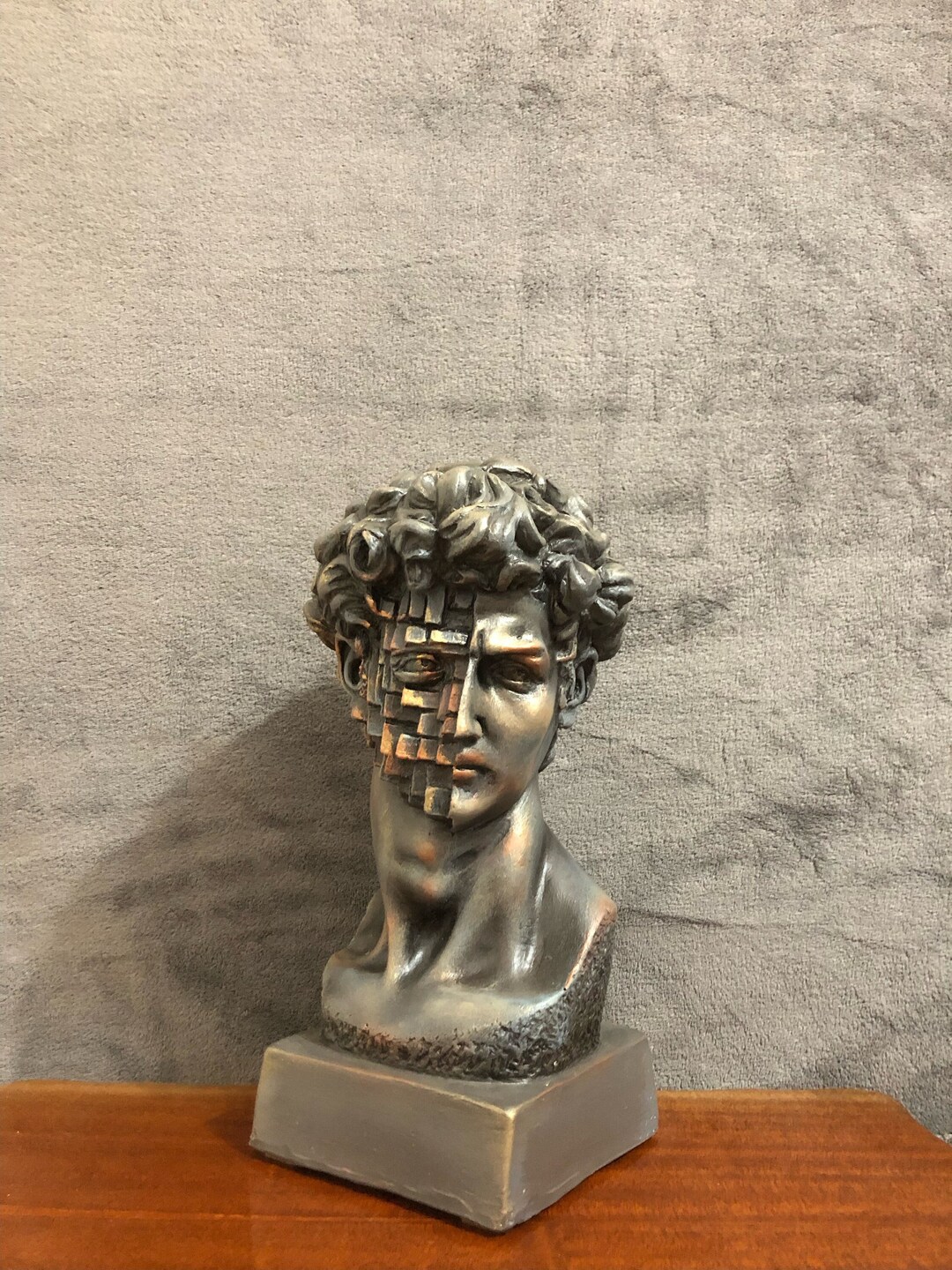 Large David Bust Statue, Greek Bust Statue, Pop Art Statue, David ...