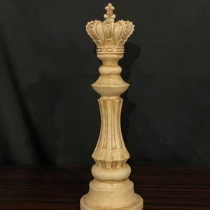Large Chess Statue, Chess Figurine Decor Statue, Large Chess Set of 3 ...