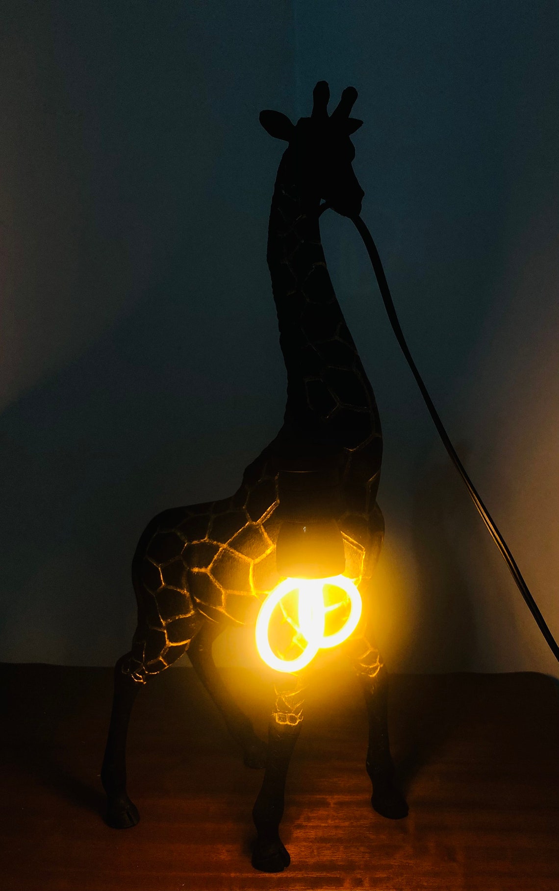 Giraffe Lamp Giraffe Sculpture Statue Animal Lamp Animal - Etsy