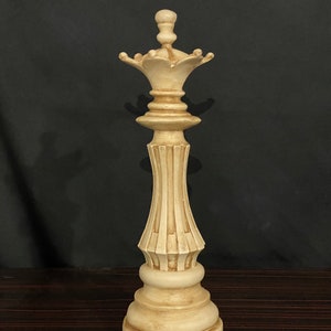 Large Chess Statue, Chess Figurine Decor Statue, Large Chess Set of 3 ...