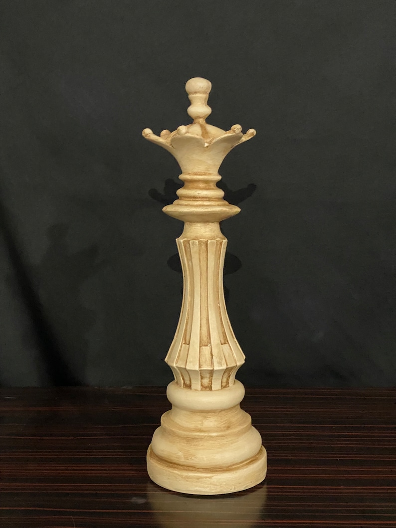 Large Chess Statue Chess Figurine Decor Statue Large Chess - Etsy
