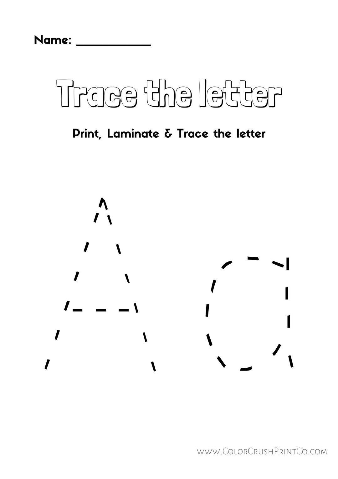 26 Pages Alphabet Tracing Activity Pages Download and Print Yourself - Etsy