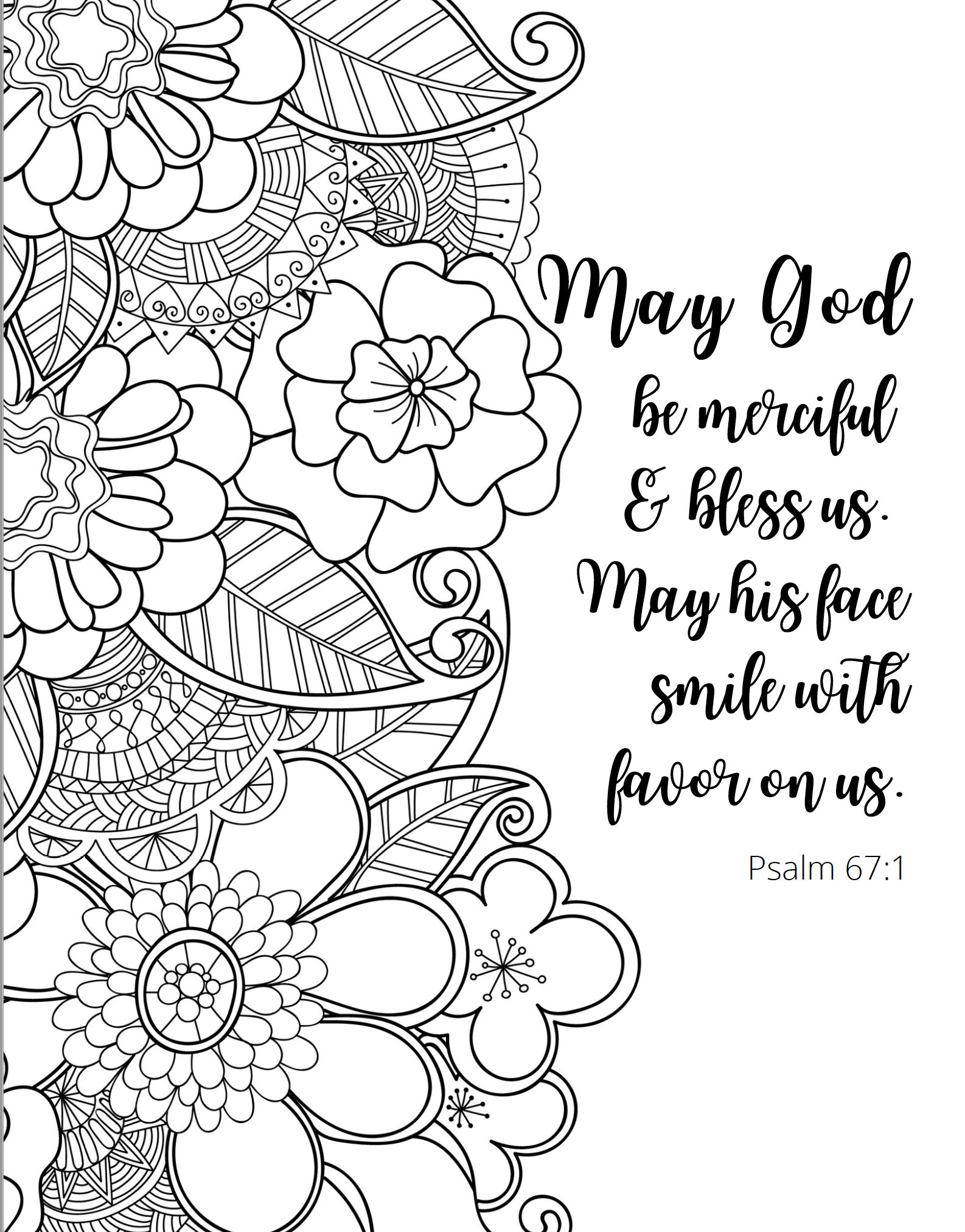 10 Pages Bible Verse Coloring Book Church Coloring Pages, Collection 2 ...