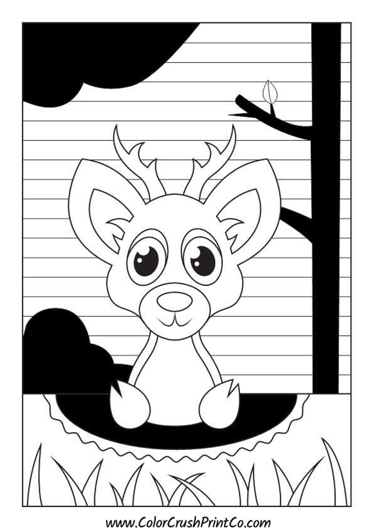 12 Pages Animal Coloring Book Pages Bundle 2 Download - Etsy Canada
