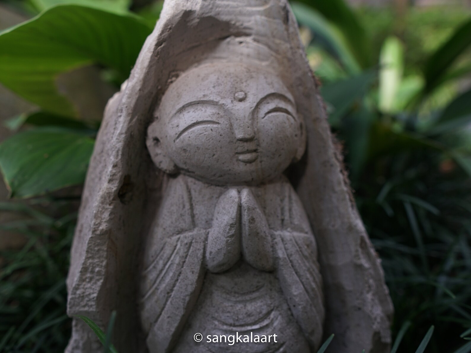 Stone Jizo Sculpture , Jizo Figure, Jizo Statue, Japanese Jizo, Buddha ...