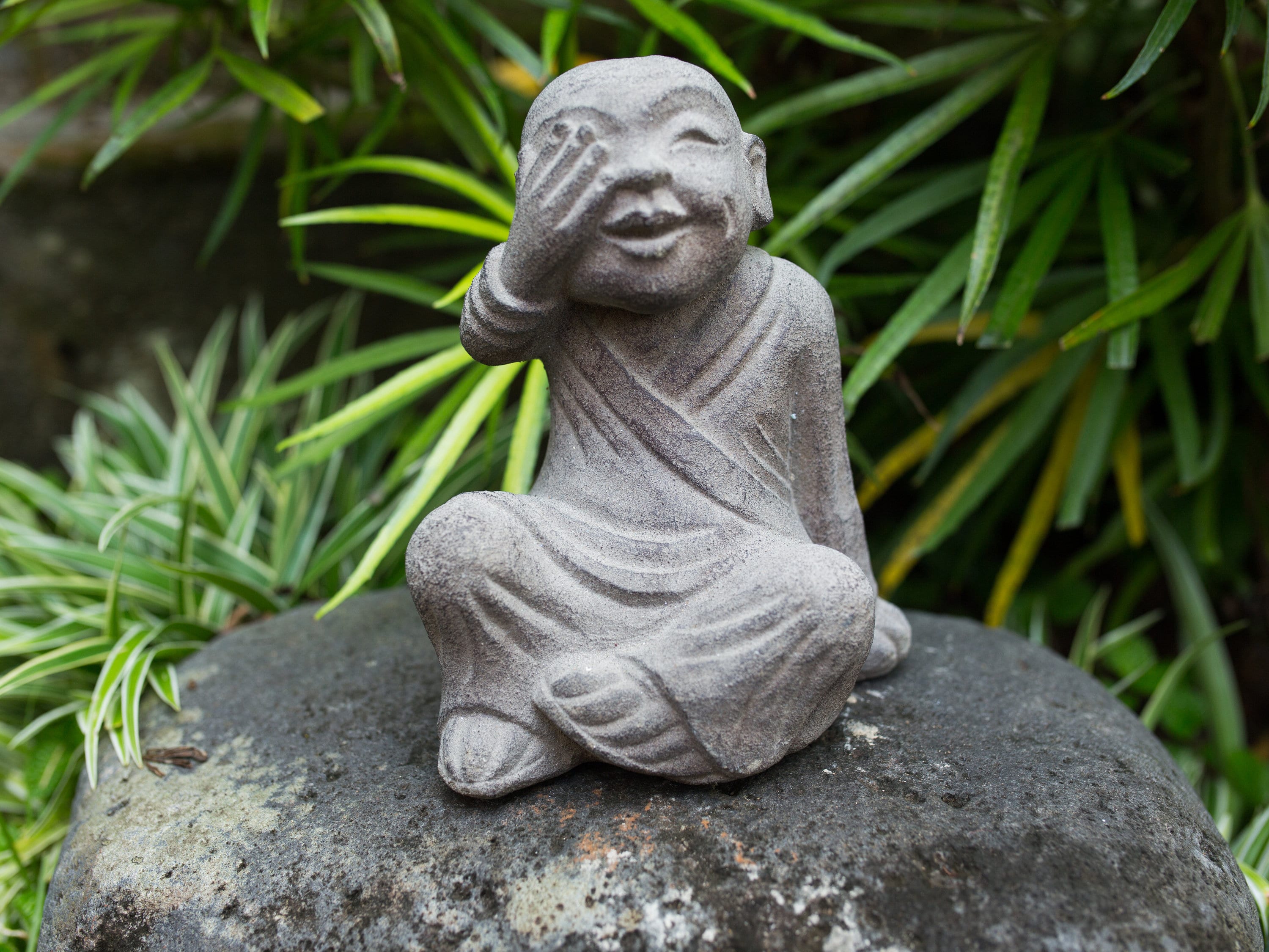 Little Monk One Eye Closed Buddha Statue Buddhist Monk | Etsy