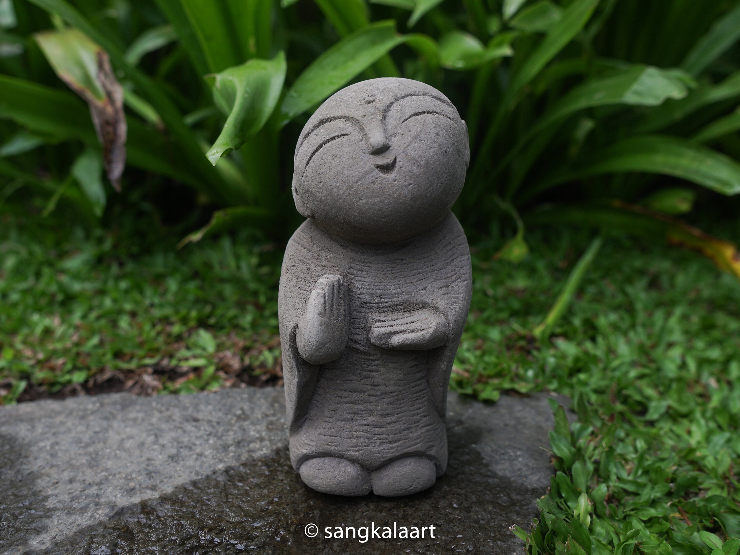 Stone Jizo Praying Sculpture Jizo Statue Jizo Figure - Etsy