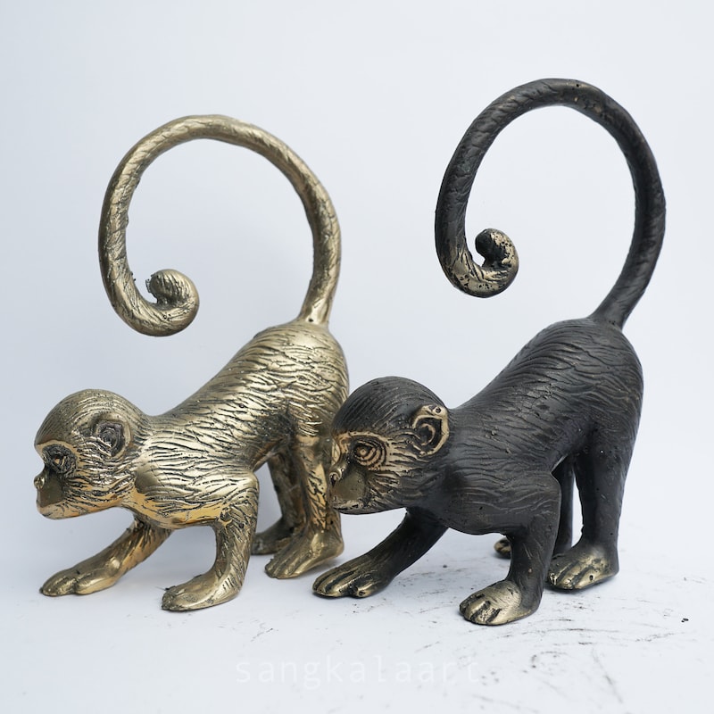 Monkey Statue - Etsy