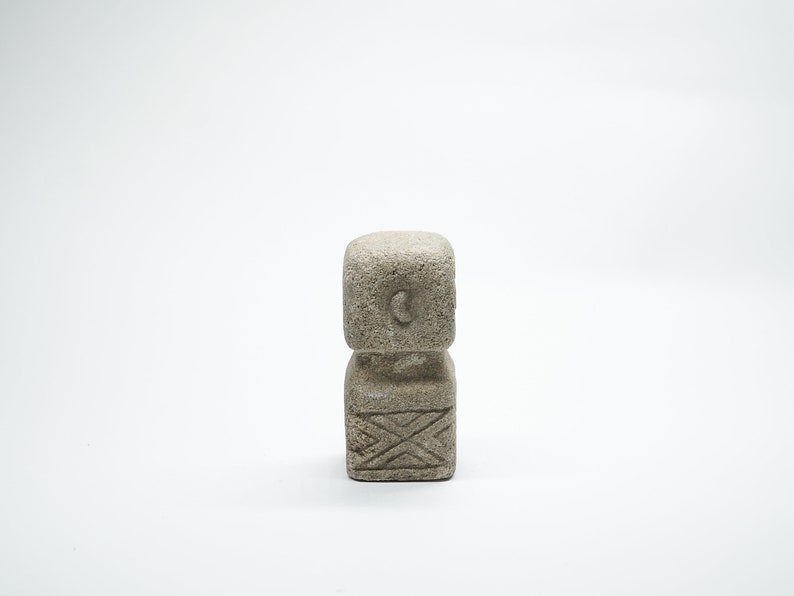 Primitive Statue Stone Sculpture Hand Carved Handmade | Etsy