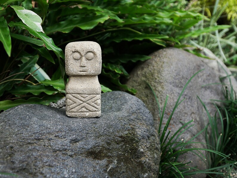 Primitive Statue Stone Sculpture Hand Carved Handmade | Etsy