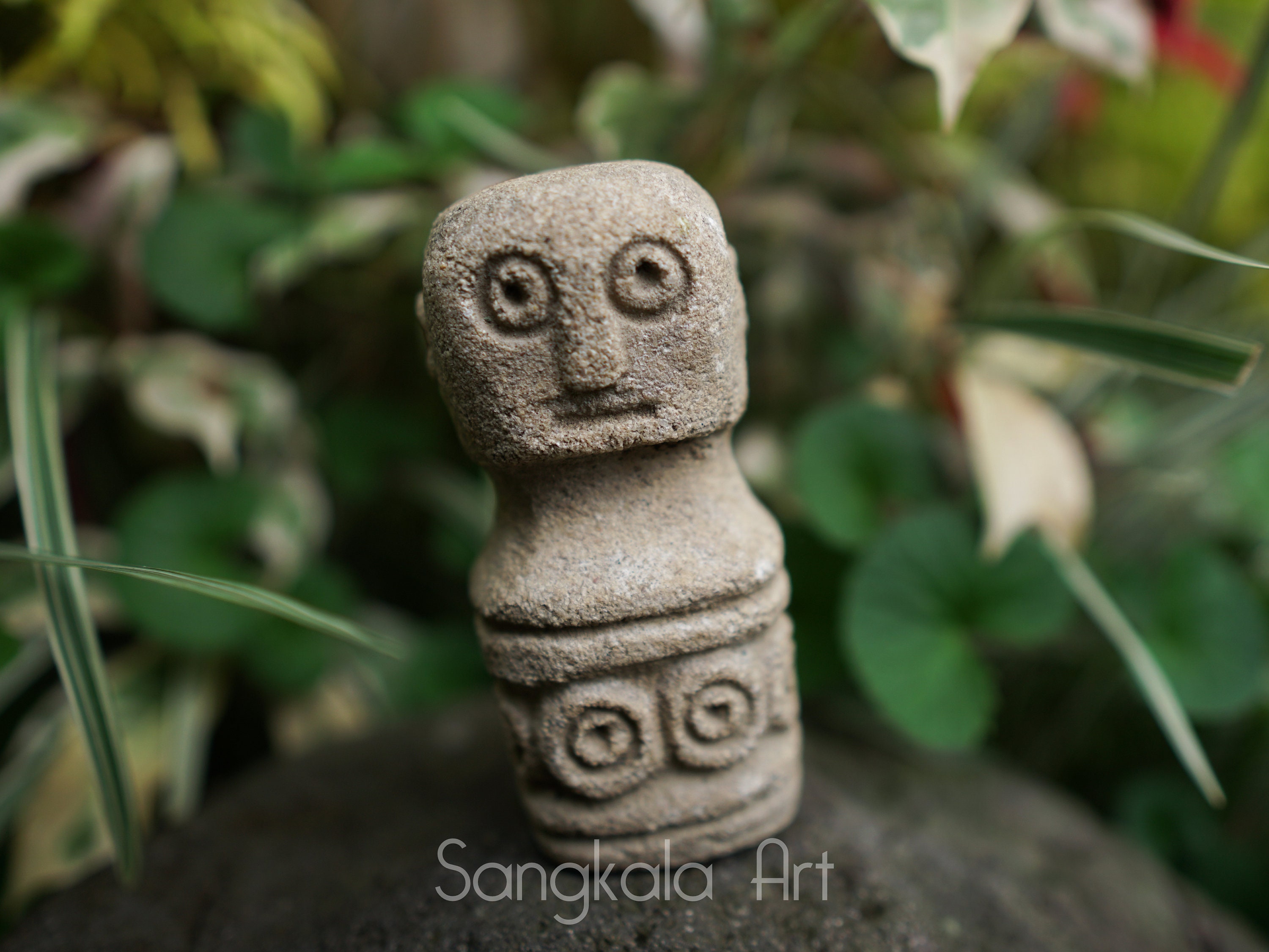 Solid Concrete Primitive Sculpture Handmade Handcrafted | Etsy