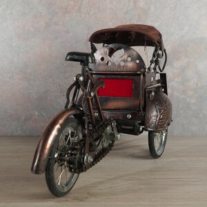 Miniature Becak Traditional Indonesian Transportation, Becak Bike ...