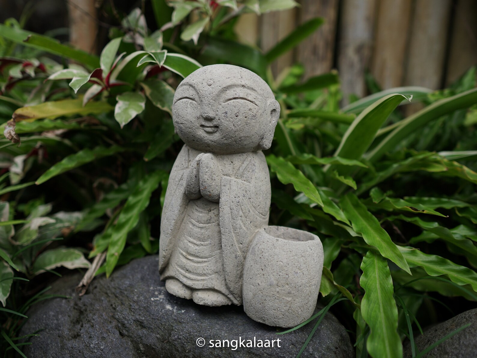 Stone Jizo Statue Candle Holder Buddha Jizo Jizo Sculpture - Etsy