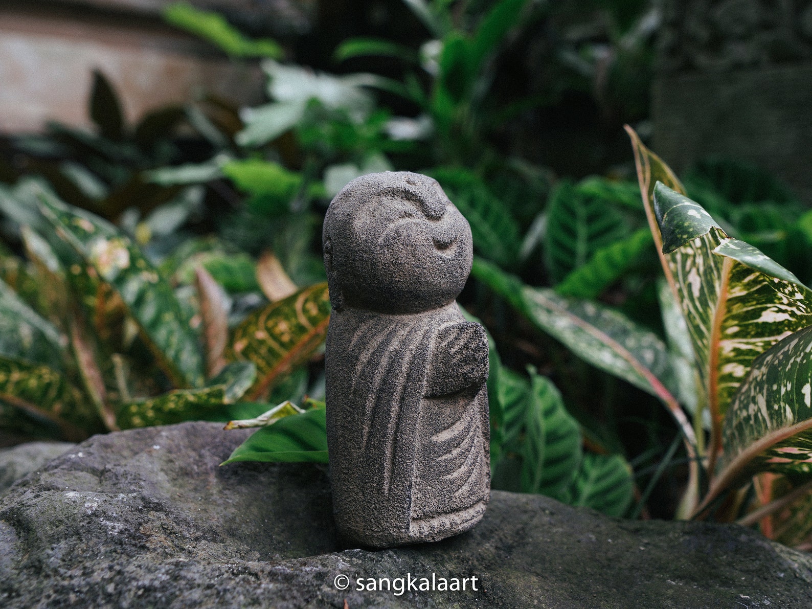 Concrete Jizo Statue, Japanese Jizo, Buddha Jizo, Buddhist, Handmade ...
