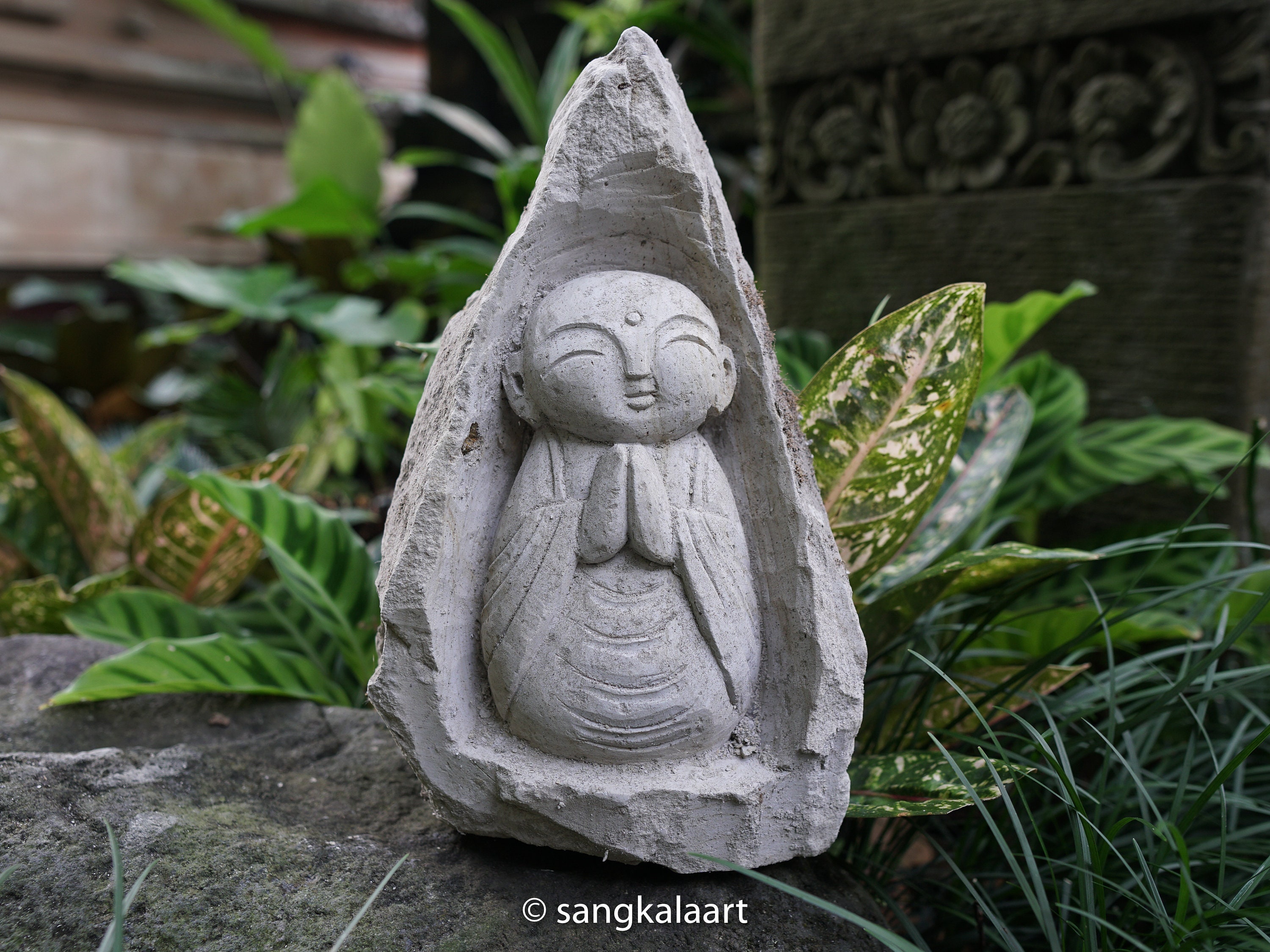 Stone Jizo Sculpture Jizo Figure Jizo Statue Japanese | Etsy