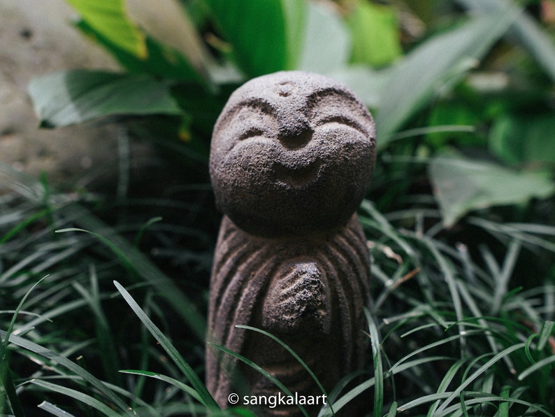 Concrete Jizo Statue Japanese Jizo Buddha Jizo Buddhist - Etsy