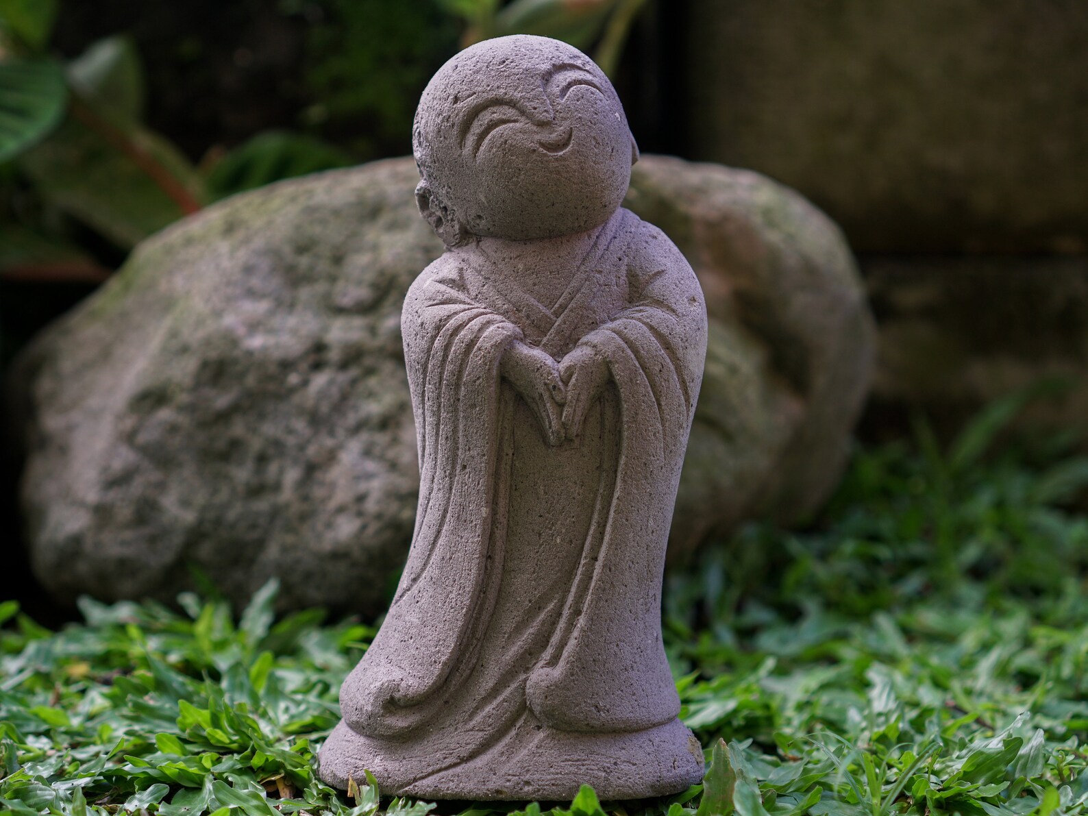 Jizo Stone Sculpture 7.8 Inch/20 Cm Japanese Jizo - Etsy