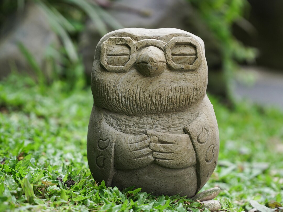 Stone Owl Sculpture 7.8 Inch 20 Cm, Stone Statue, Stone Carving ...