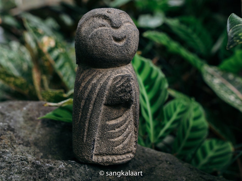 Concrete Jizo Statue Japanese Jizo Buddha Jizo Buddhist - Etsy