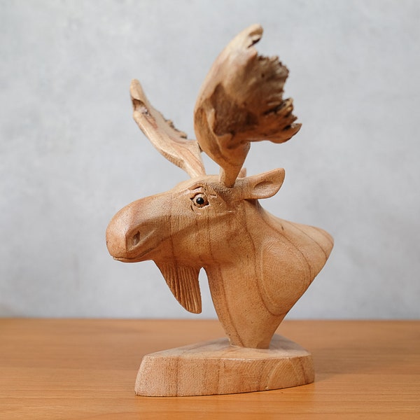 Wooden Moose - Etsy