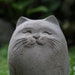 Stone Cat Sculpture, Stone Statue, Cat Figure, Cat Lover, Kitten ...