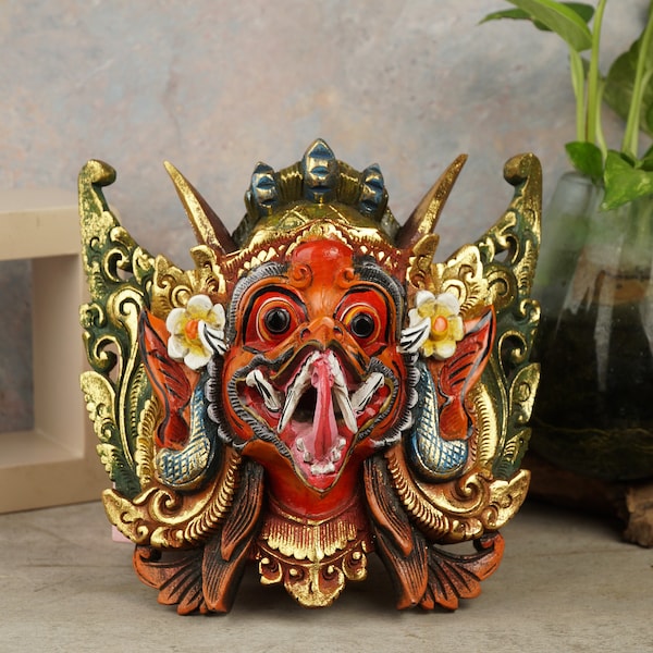 Wooden Garuda Mask - Etsy