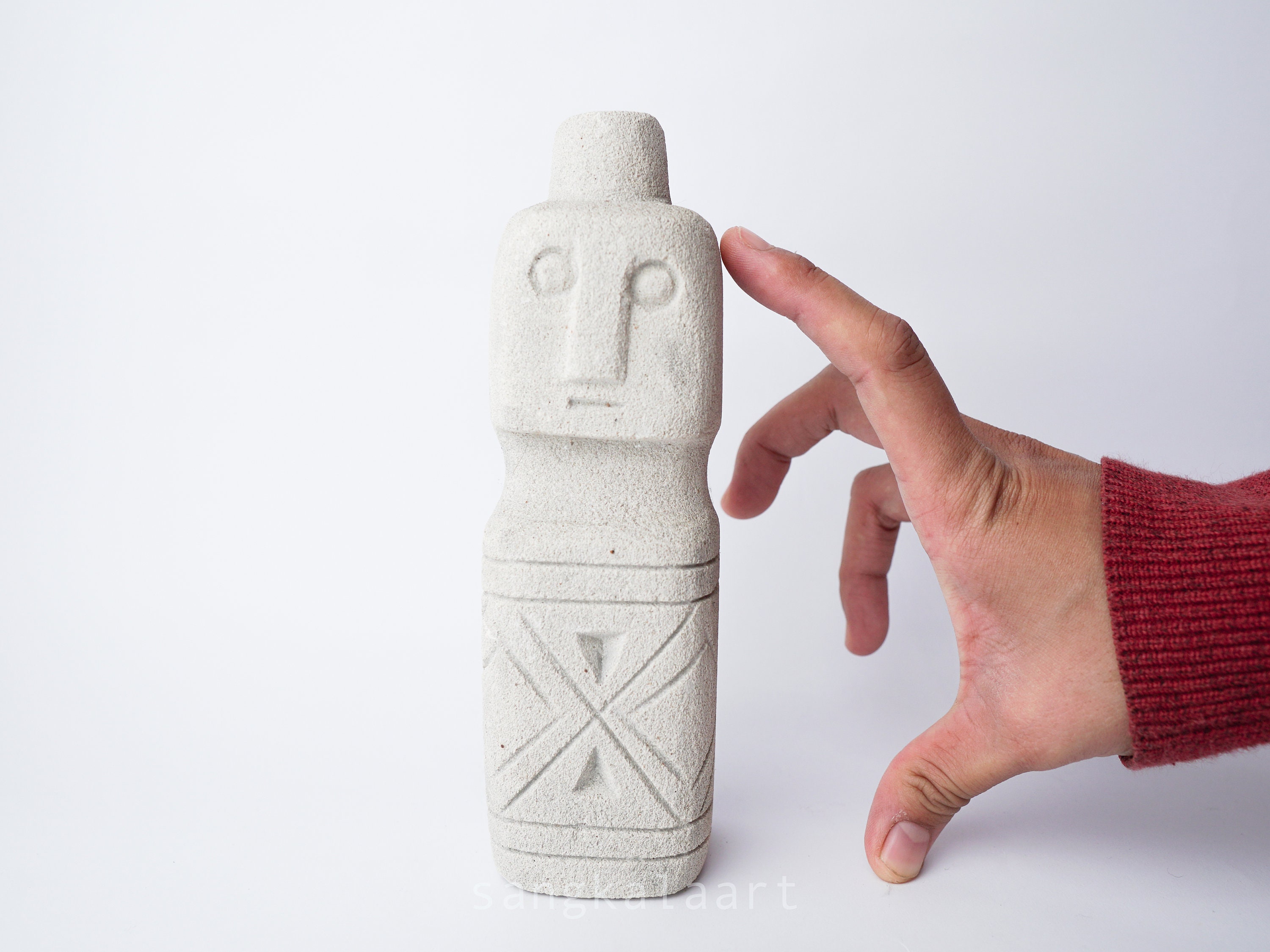 Natural River Stone Carving Primitive Statue Stone Carving | Etsy