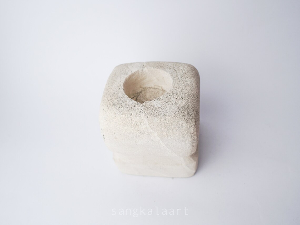 Primitive Statue, Natural River Stone, Sculpture, Hand Carved, Handmade ...