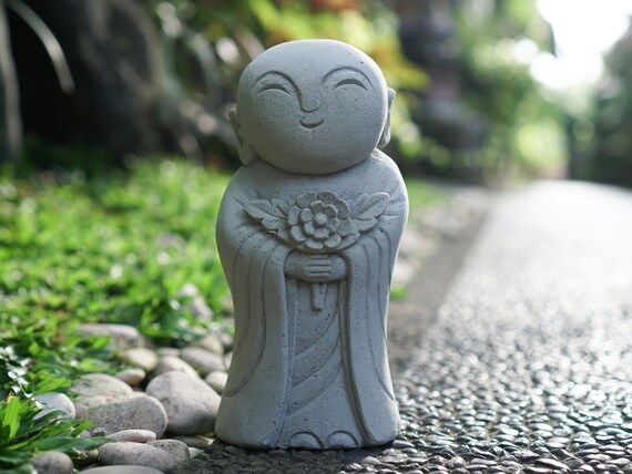 Jizo Statue Stone Statue Japanese Jizo Buddha Jizo - Etsy