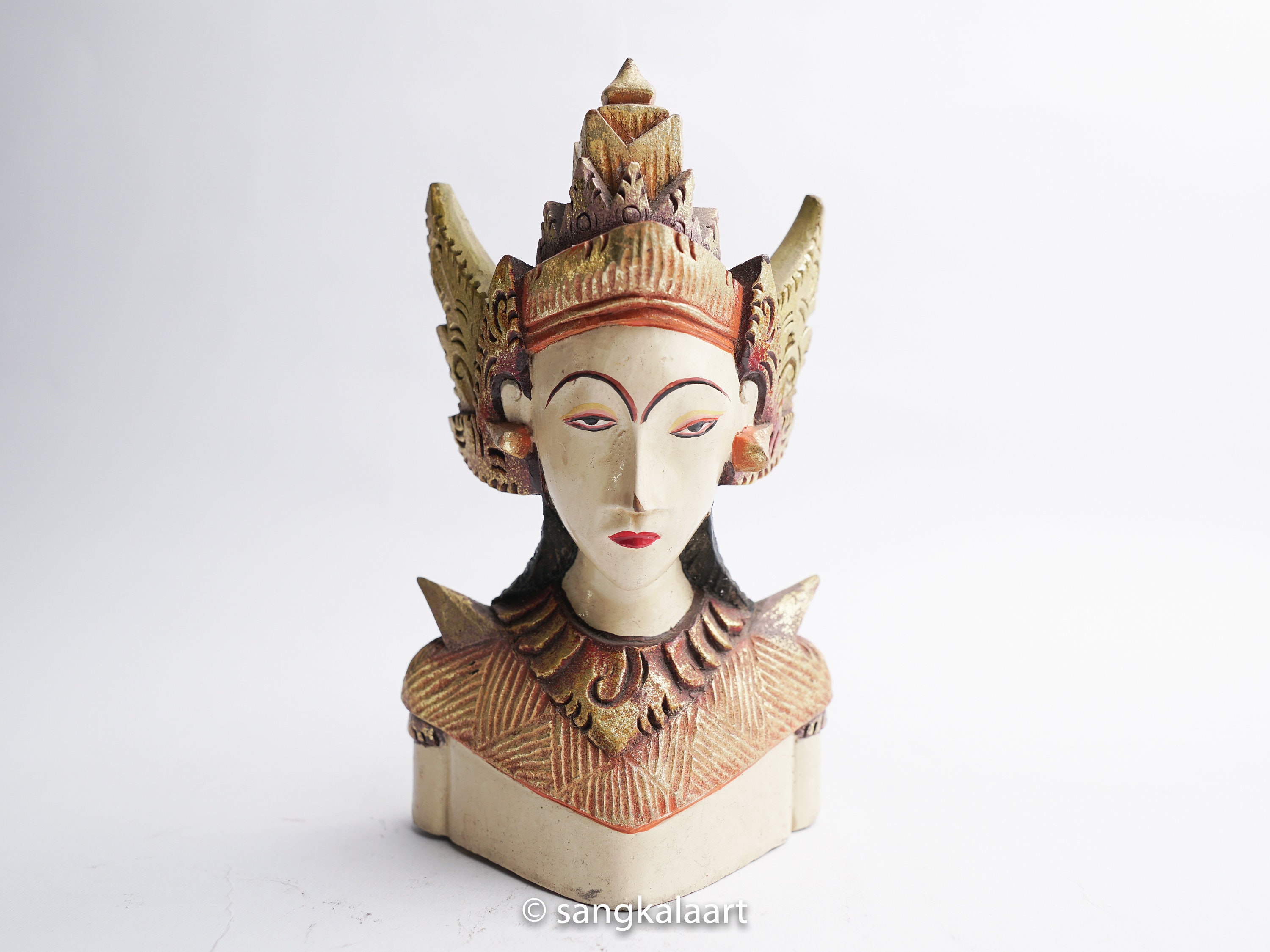 Wooden Half Body Statue Statue Handmade Wood Carving - Etsy UK